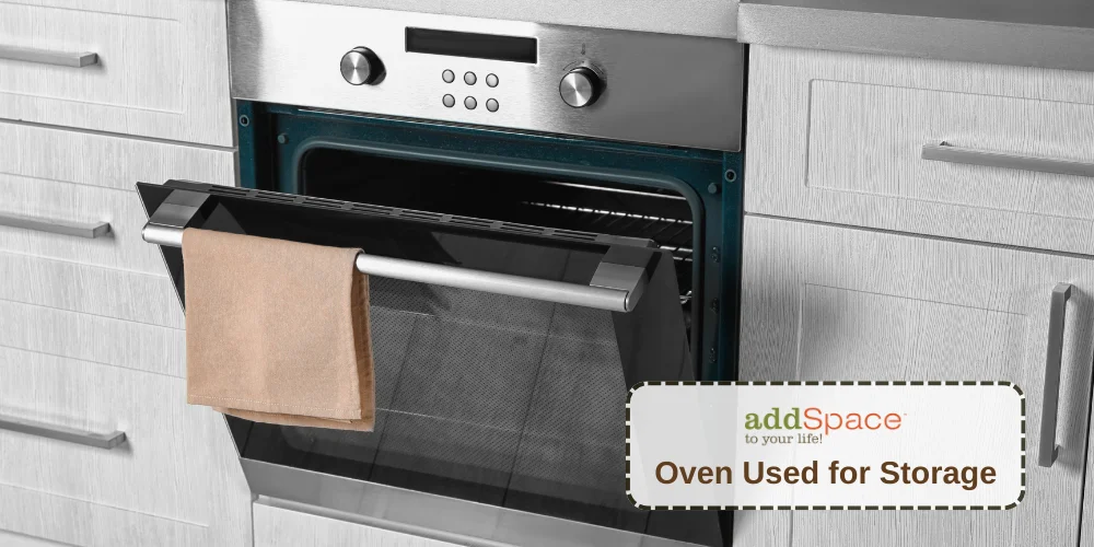 Oven Used for Storage - Add Space to You Life